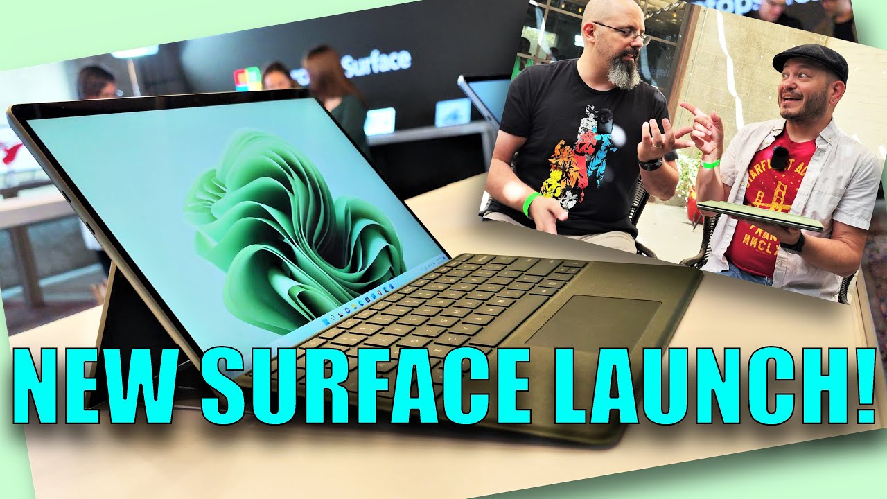 Surface Launch Day! Hands on with Surface Pro 9, Surface Laptop 5, and Surface Studio 2+ - YouTube
