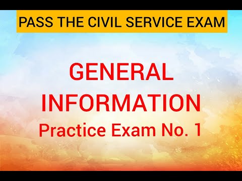 Civil Service Exam Reviewer - General Information (Practice Exam No. 1 ...