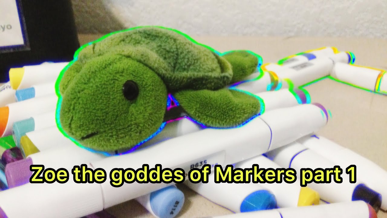 Zoe the goddess of markers Part 1 - YouTube