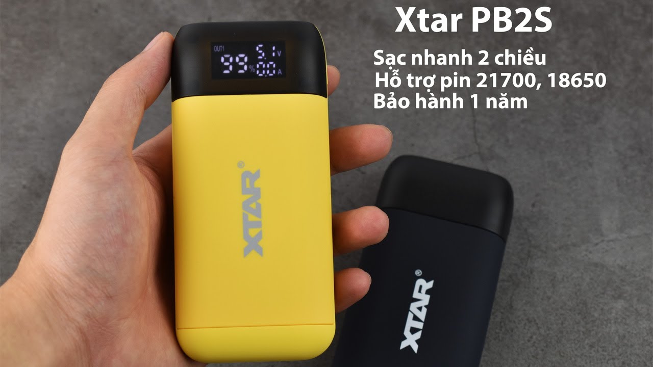 Review sạc pin dự phòng đa năng Xtar PB2S: Quick charge 3.0, Power ...
