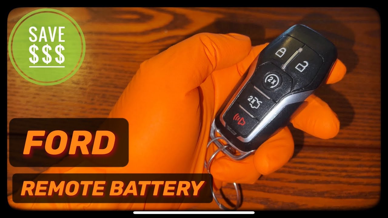 Ford How To Replace Remote Battery - YouTube