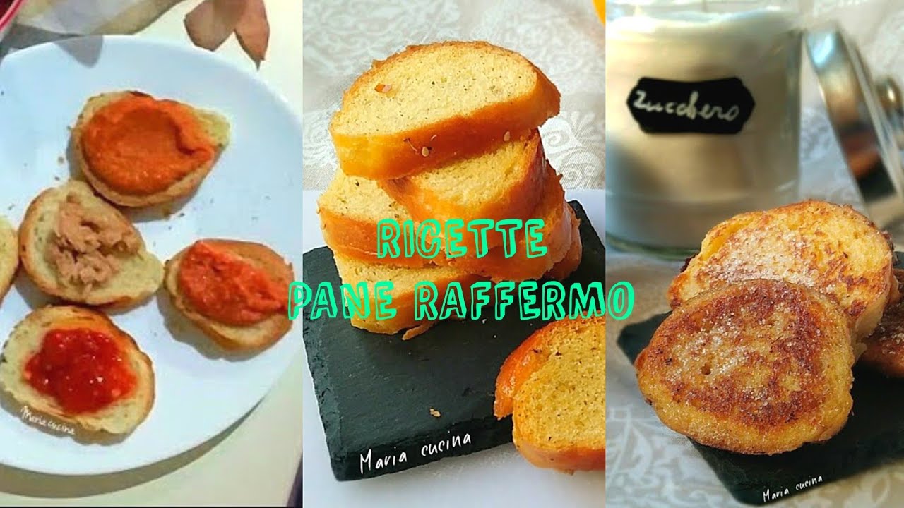 Ricette con il pane raffermo - YouTube