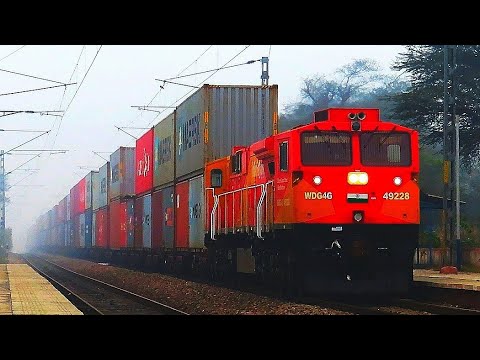 World's first DFC CORRIDOR/ Electric/Diesel Double stack container ...