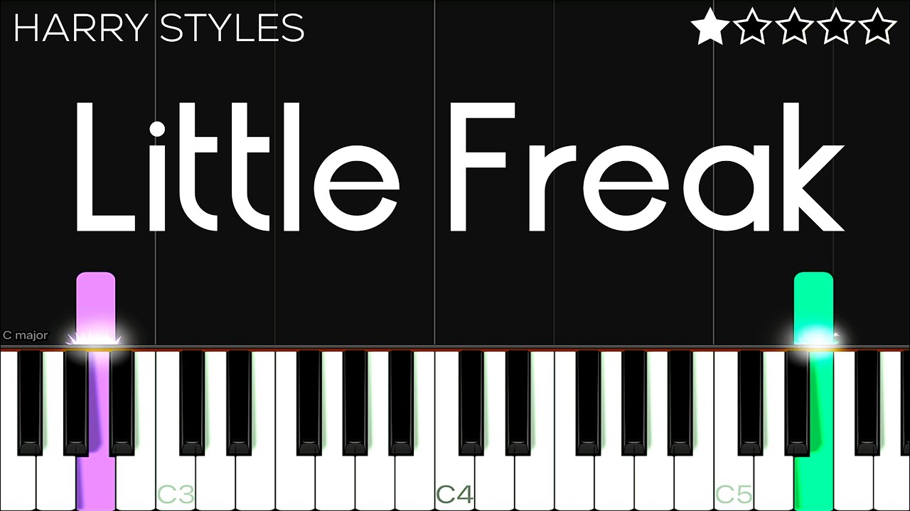 Harry Styles - Little Freak | EASY Piano Tutorial - YouTube