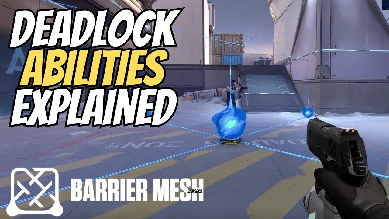 Valorant New Agent - Deadlock All Abilities Explained - Full ...