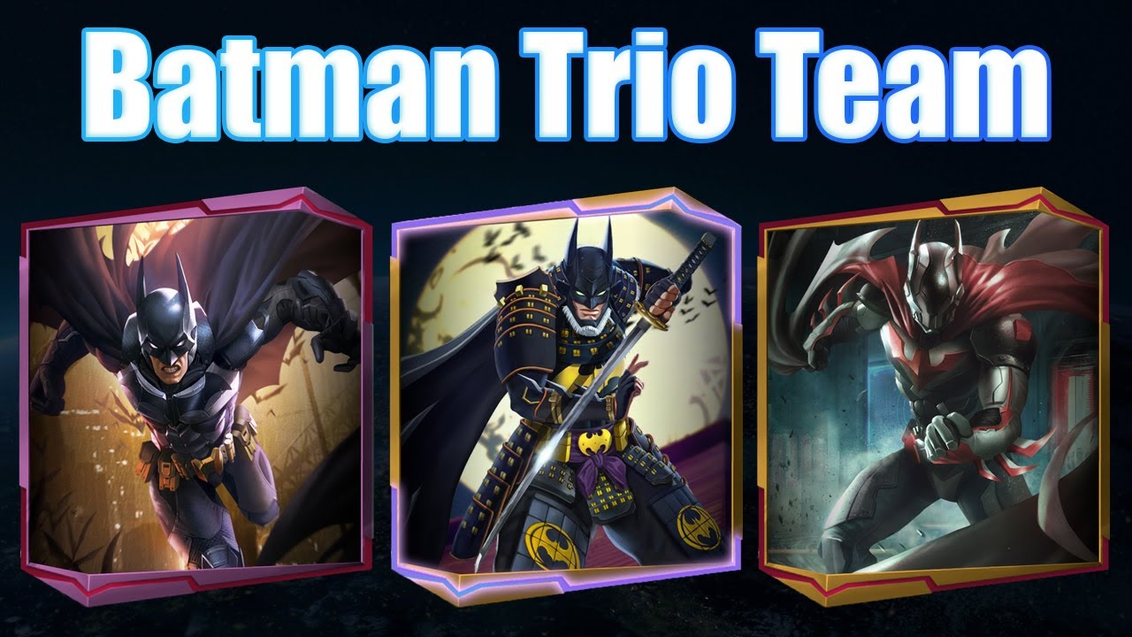 Injustice 2 Mobile | Batman Trio Team! Too much Batman?? Good team or ...