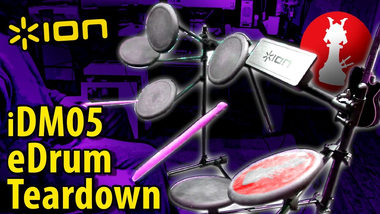 Taking to bits and Modding an Ion iDM05 USB Electronic Drum Kit - YouTube
