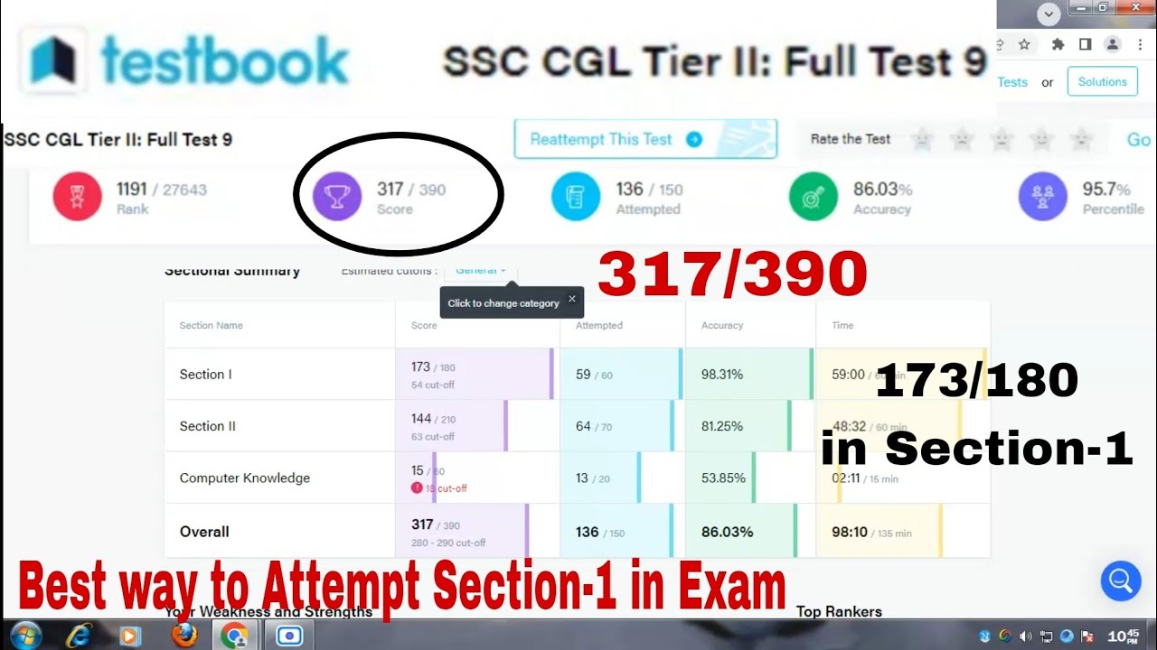 SSC CGL Tier-2 Testbook mock test 9 #cgl #ssccgl #ssc #cglmains # ...