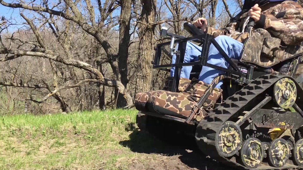 Action Trackchair in the Turkey Woods - YouTube