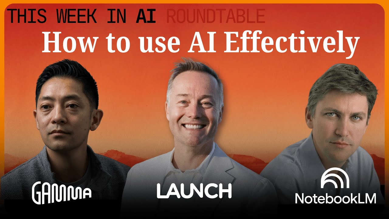 AI makes you more creative, AI Roundtable with Steven Johnson and Grant ...