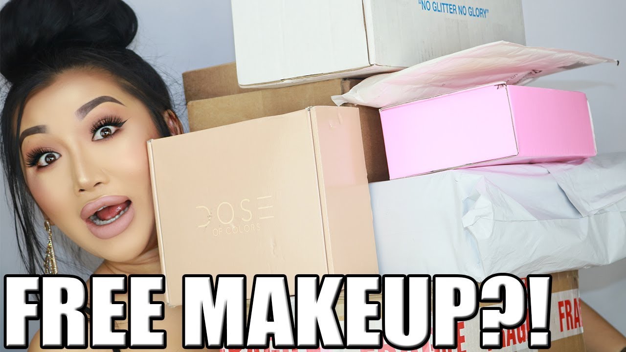 UNBOXING FREE MAKEUP?! FIRST IMPRESSIONS - YouTube