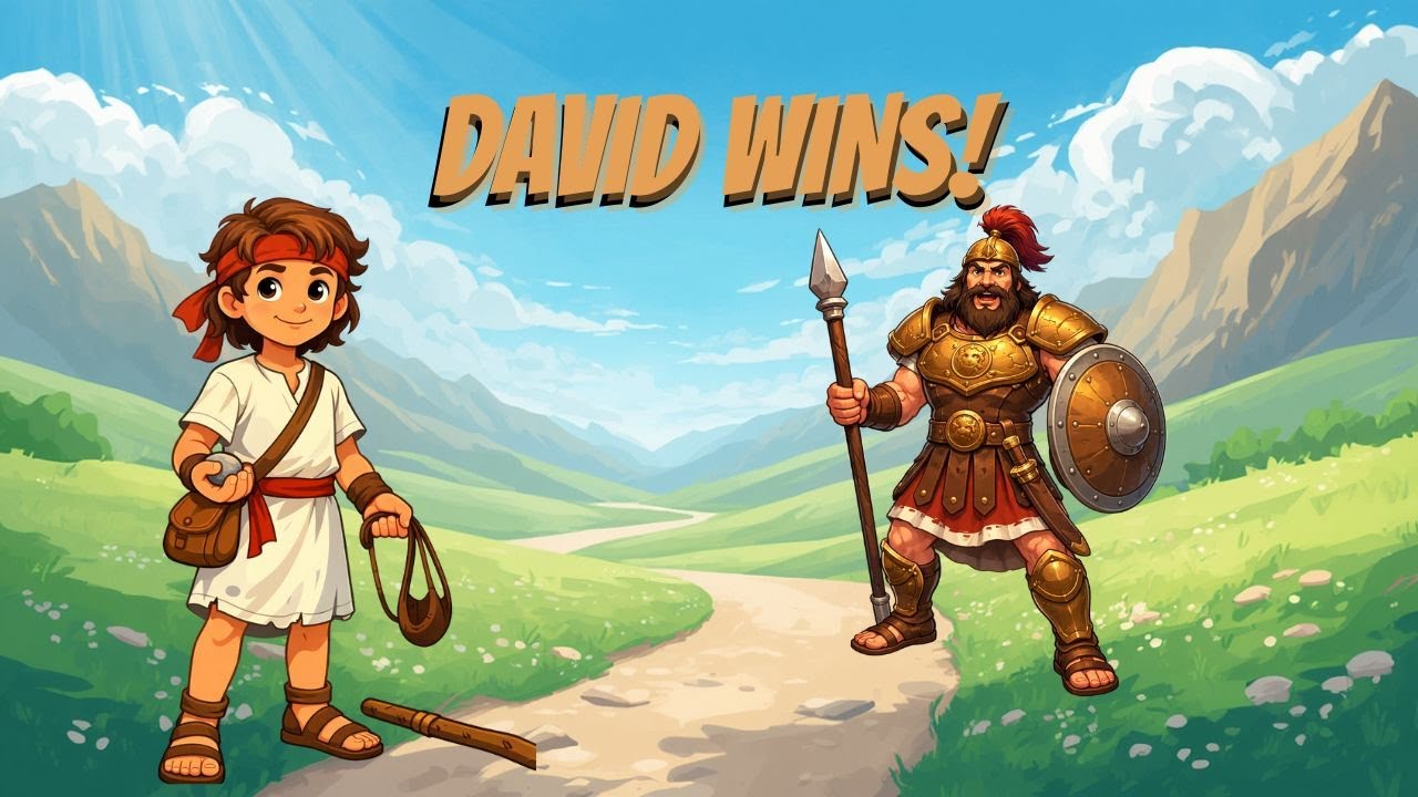 David and Goliath | Bible Story for Kids | Animated Story - YouTube