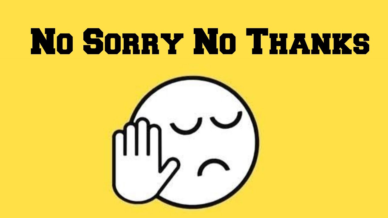 No Sorry no Thanks | Dr Tariq Riaz Bhutta - YouTube