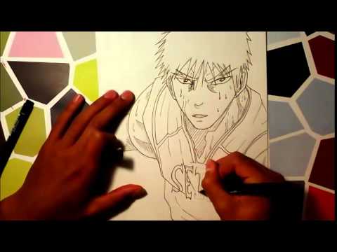 How to draw Kagami Taiga / Comment dessiner Kagami Taiga - YouTube