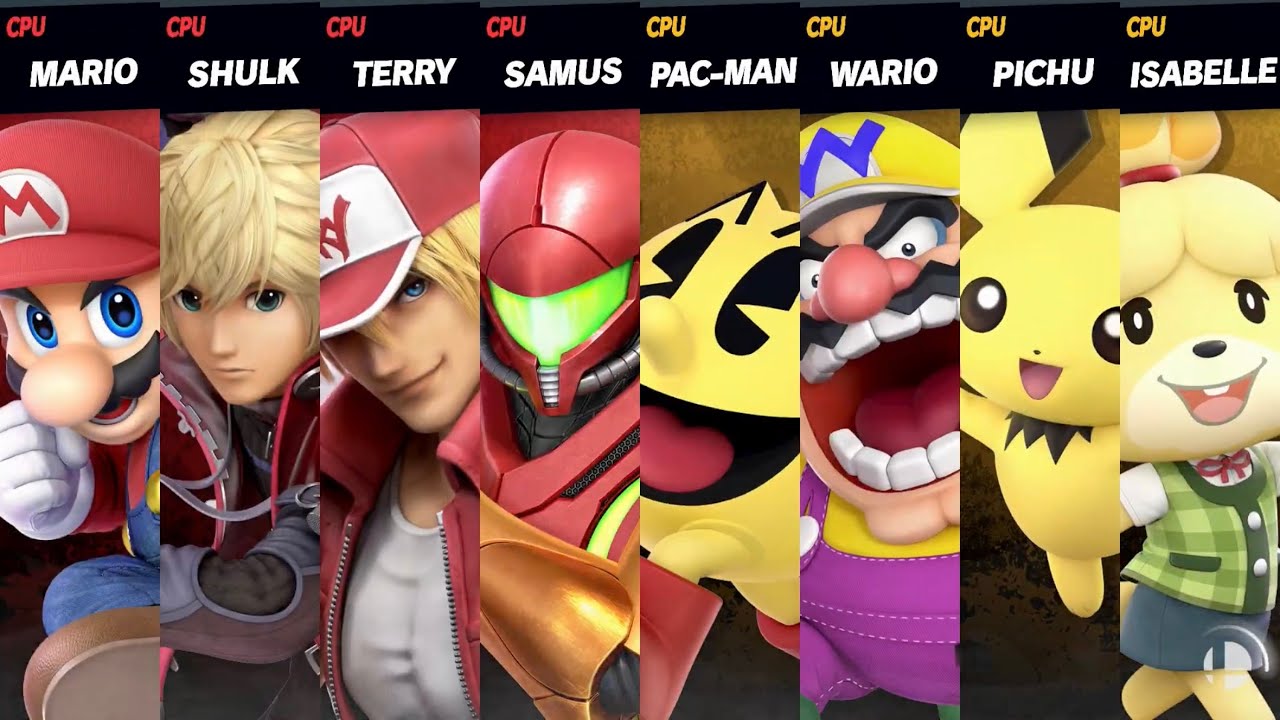 Super Smash Bros. Ultimate - Red vs Yellow - YouTube