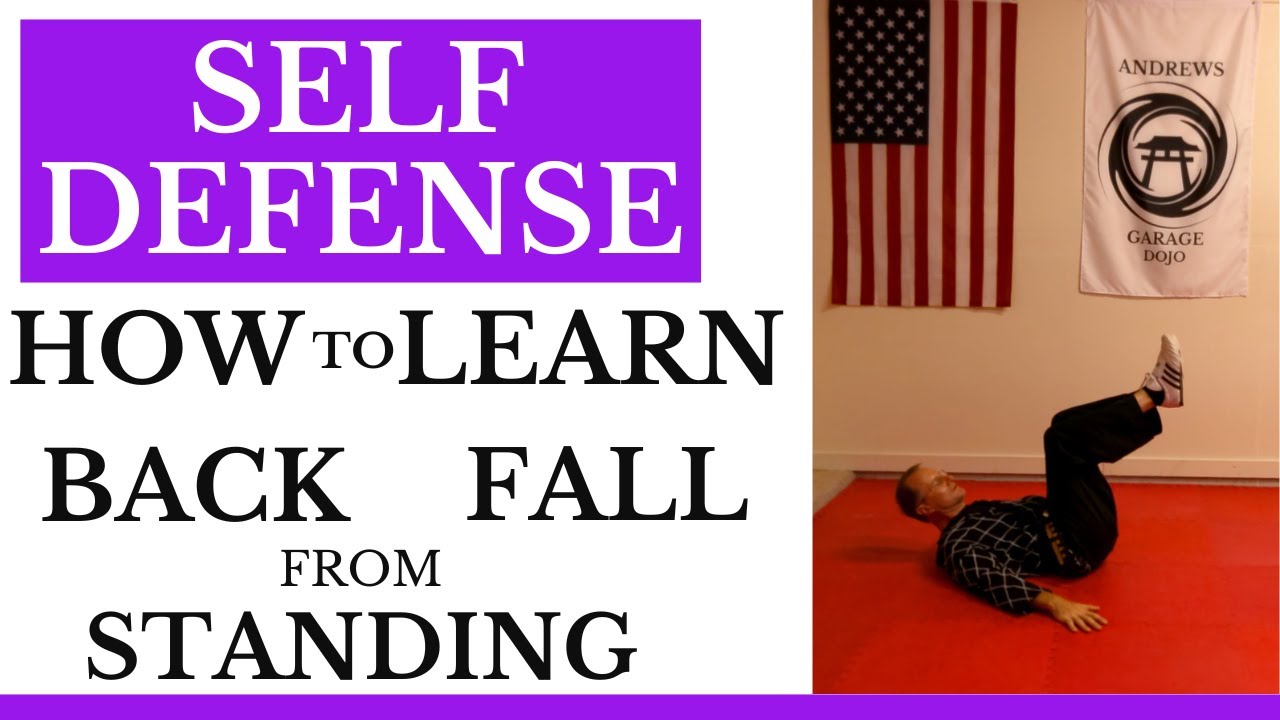 How to Learn the Back Fall from Standing #selfdefense # ...