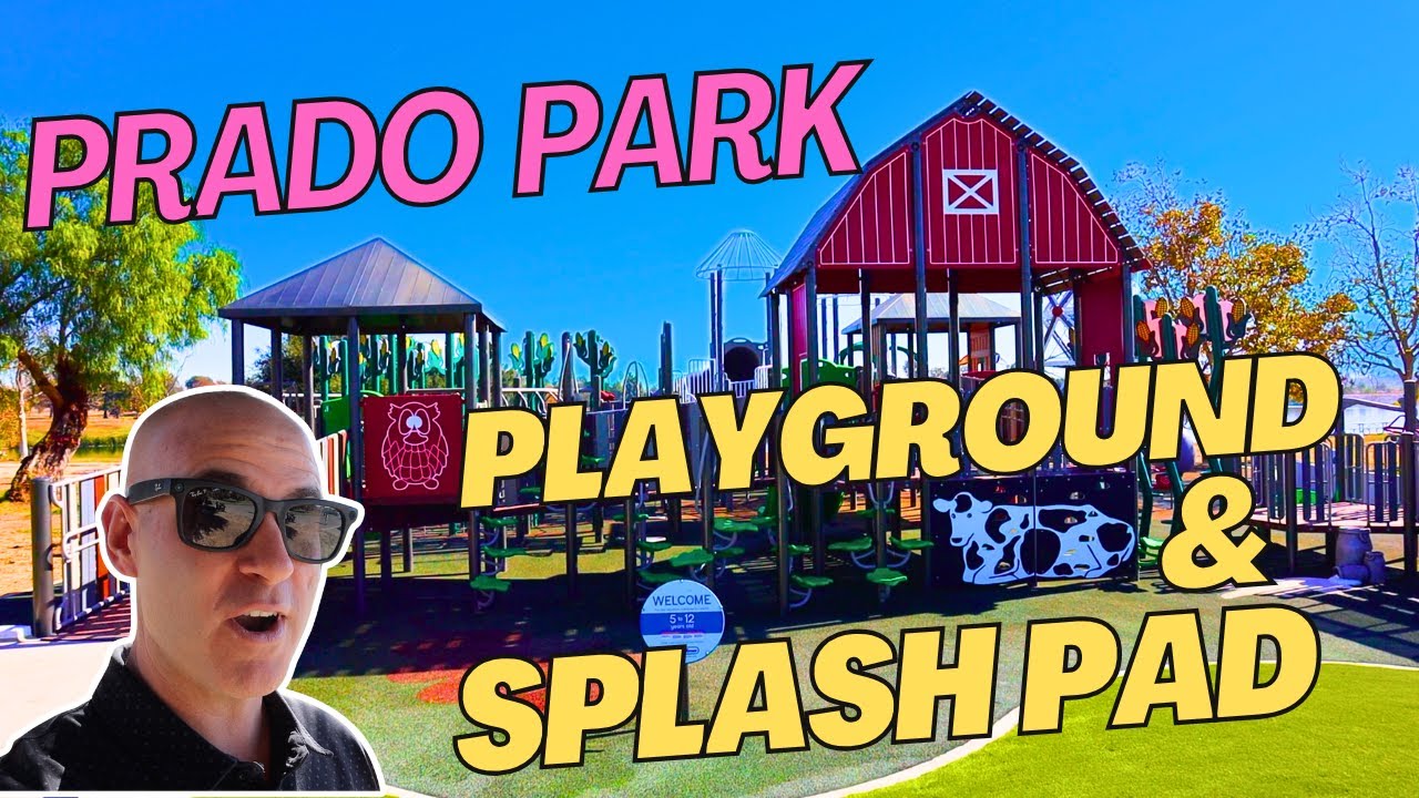 Exciting New Prado Park Playground and Splash Pad - YouTube
