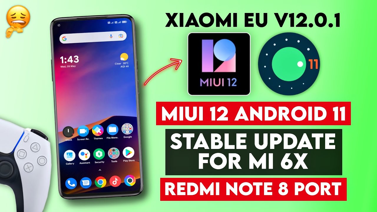 🤨MIUI 12 Stable Android 11 for MI 6X | Xiaomi EU v12.0.1 Rom | Port ...