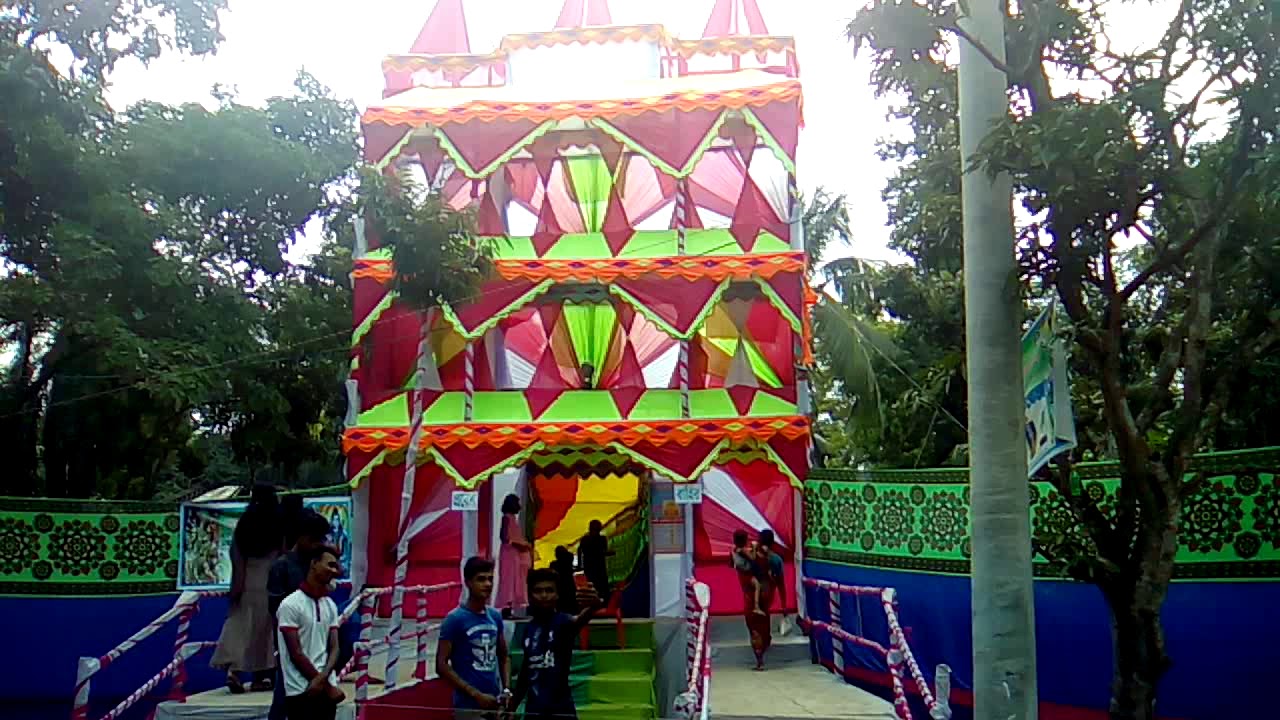 a puja 2019 special gate Akota maguradangi, pangsha, Rajbari. - YouTube