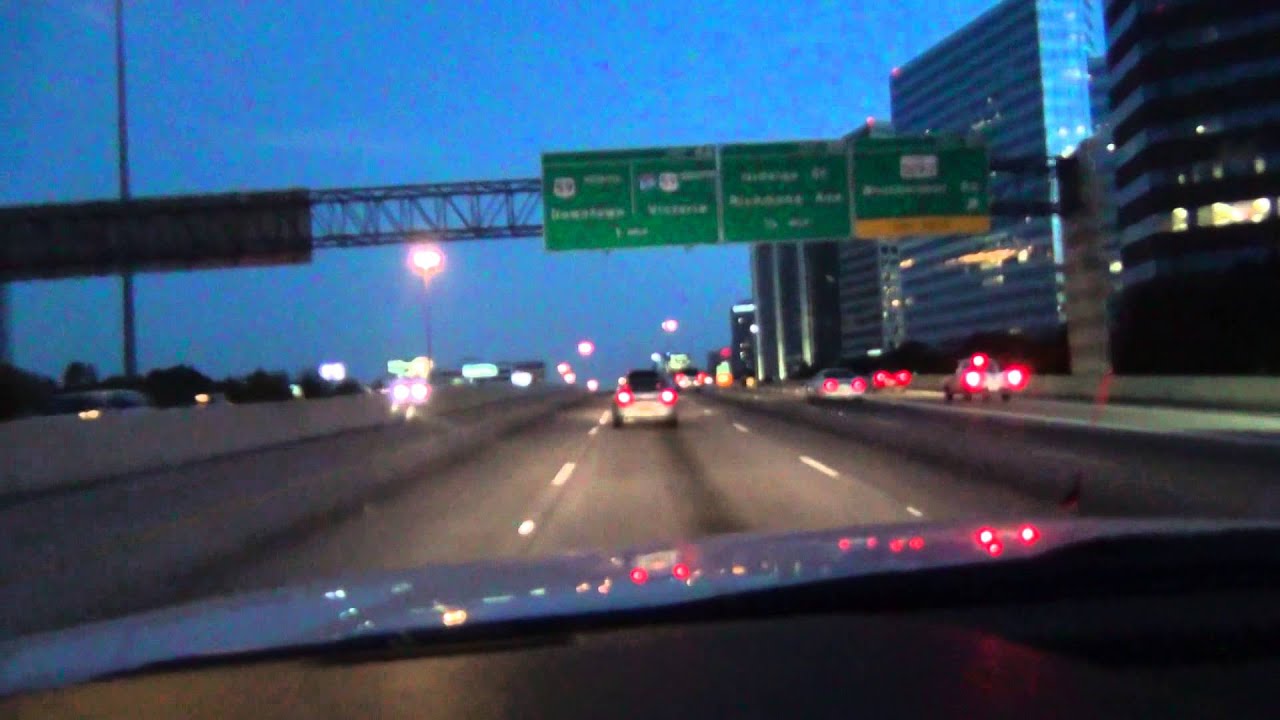 Driving the interstate 610 around Houston, Texas - YouTube