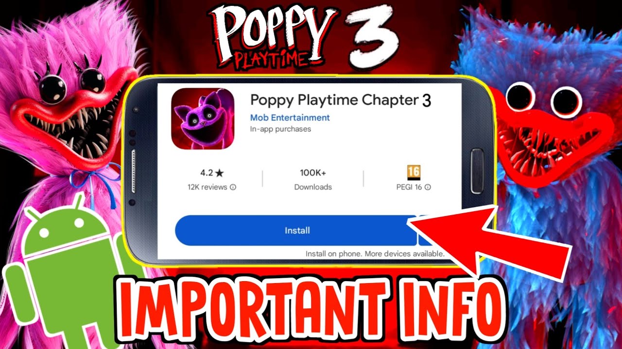 Poppy Playtime Chapter 3 for ANDROID: IT'S ALMOST HERE and NEW ...
