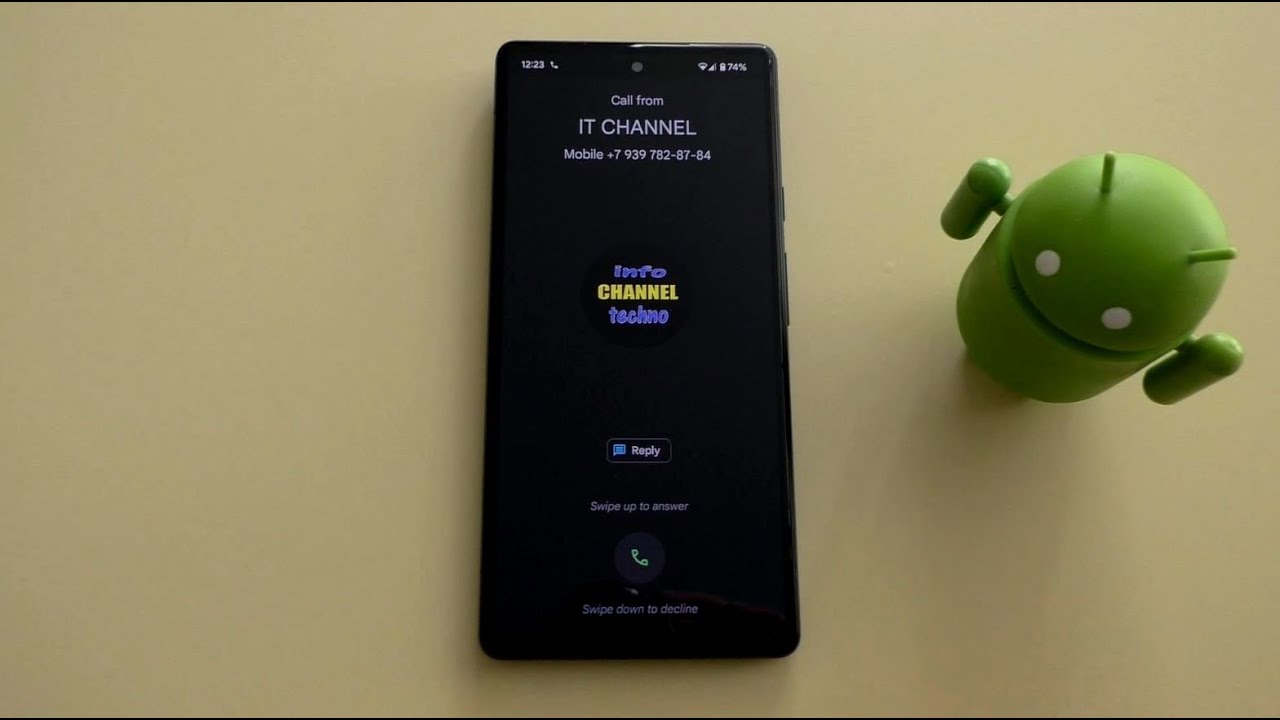 Google Pixel 6 Incoming Call (Android 13) - YouTube