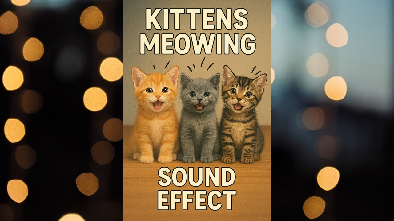 🐱 Kittens Meowing – Cute Cat Sound Effect - YouTube