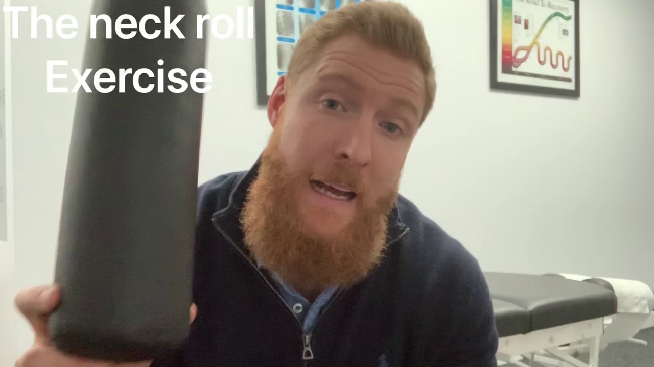 Home Neck Roll Exercise - YouTube