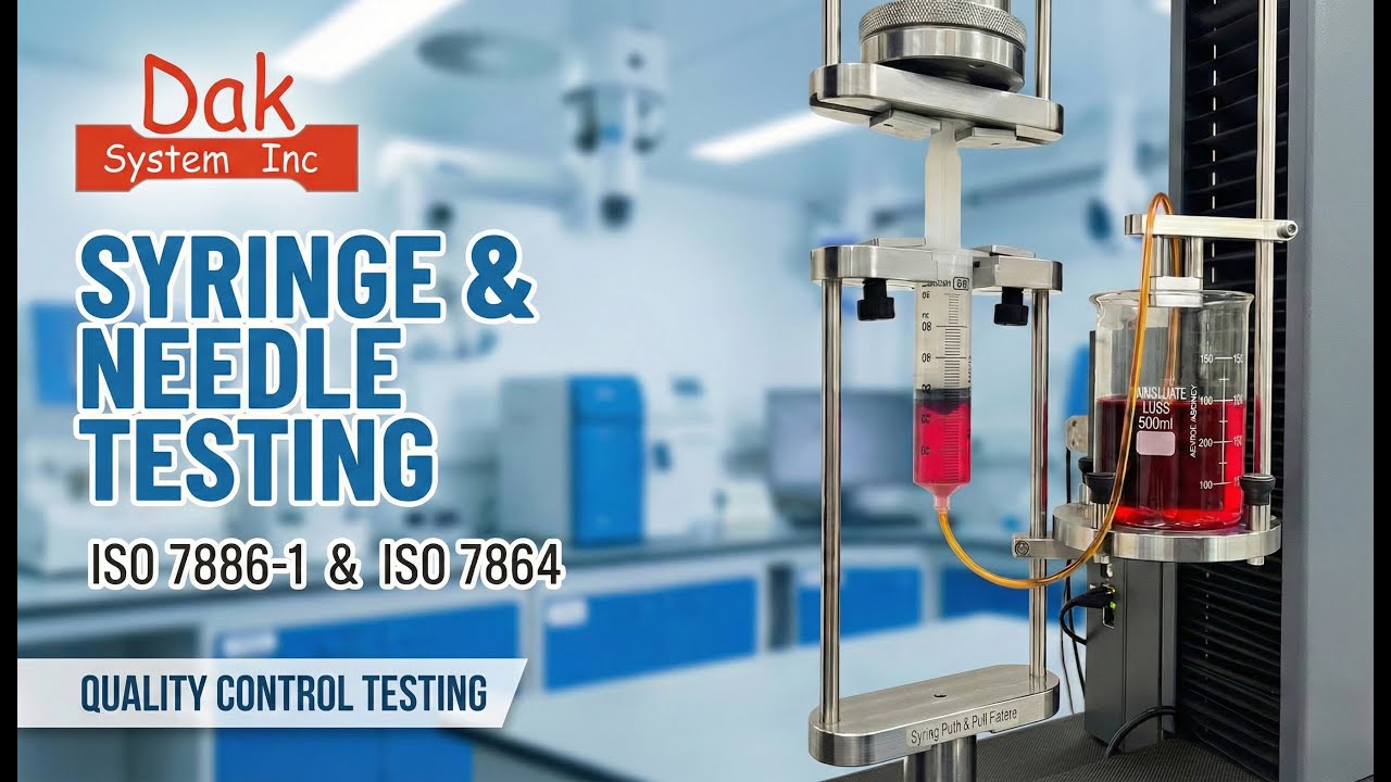 Hypodermic Syringe & Needle Testing | ISO 7886-1 , ISO 7864 & More ...
