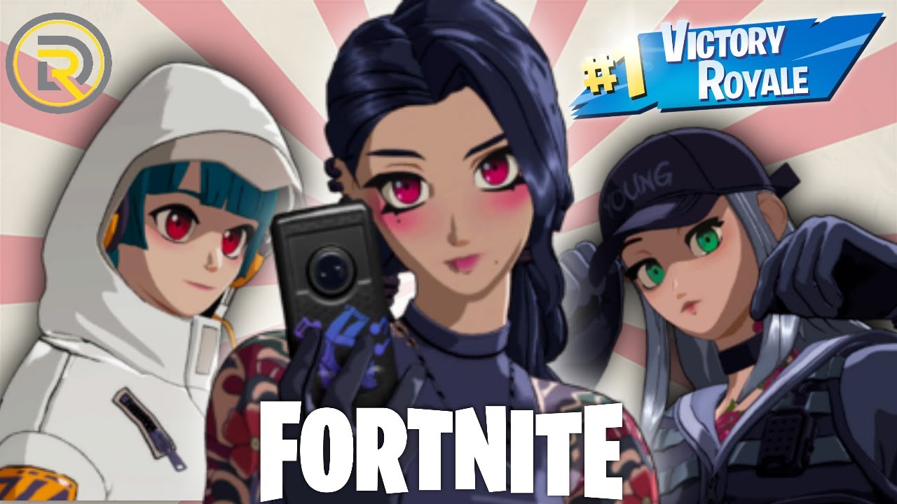 Fortnite Anime Skin Bundle! Cyber Infiltration Pack! Squads with Subs ...