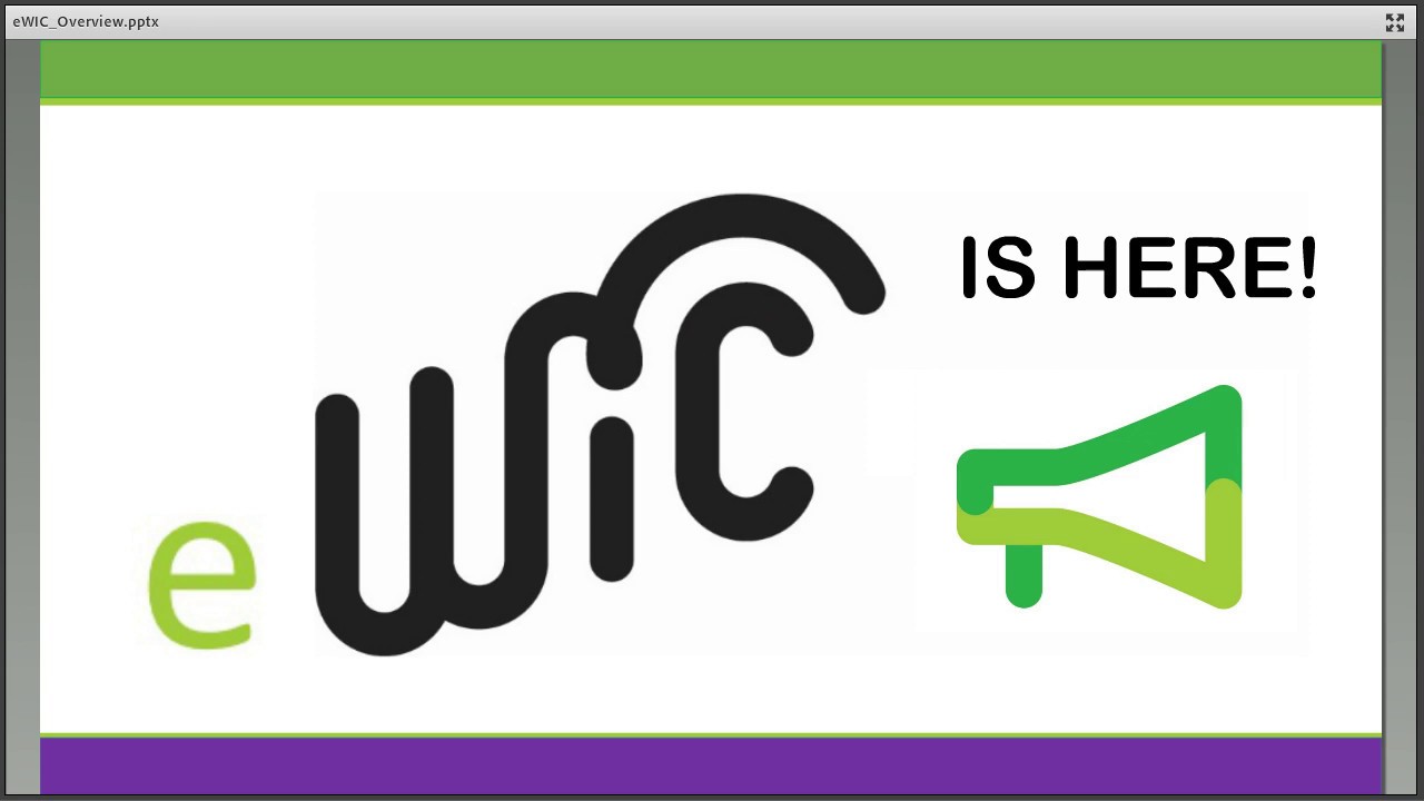eWIC Introductory Video - YouTube