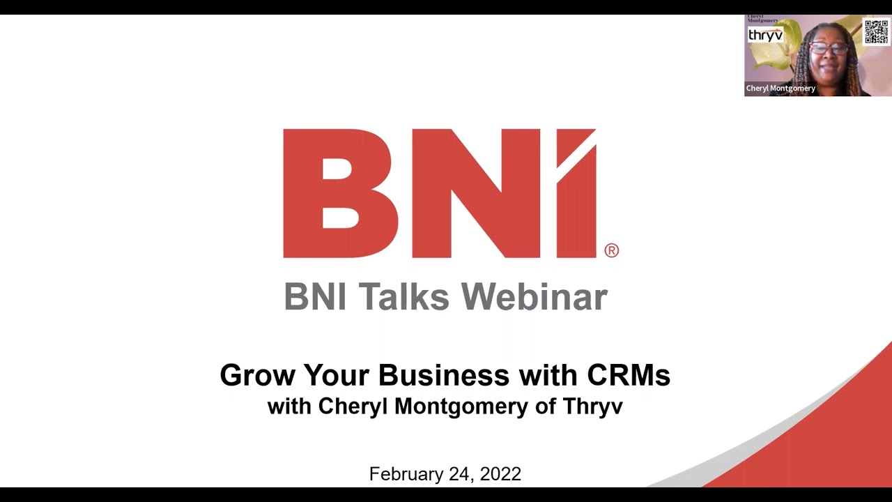 BNI Talks: Grow Your Business with CRMS - YouTube