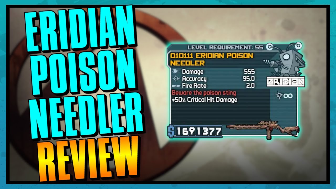 Borderlands | Eridian Poison Needler Review - YouTube