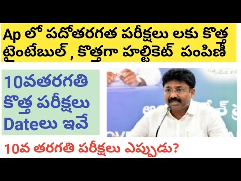 Ap 10th class new time table 2020|ap ssc new time table 2020|Ap 10th ...