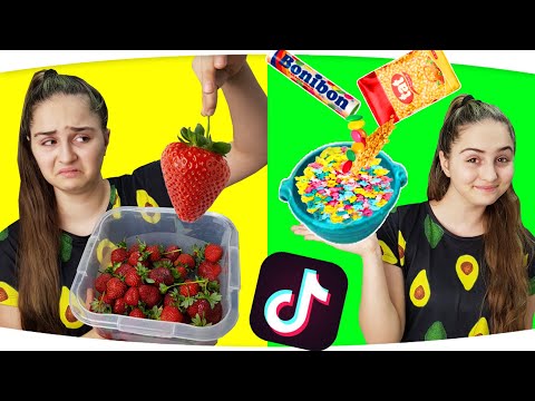 TikTok Yemek Hilelerini Test Ettim! ÇİLEKTEKİ BÖCEKLER DOĞRU MU?