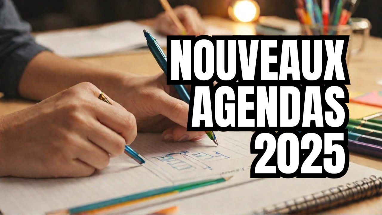Mon processus de création d'agendas pour 2025 - YouTube