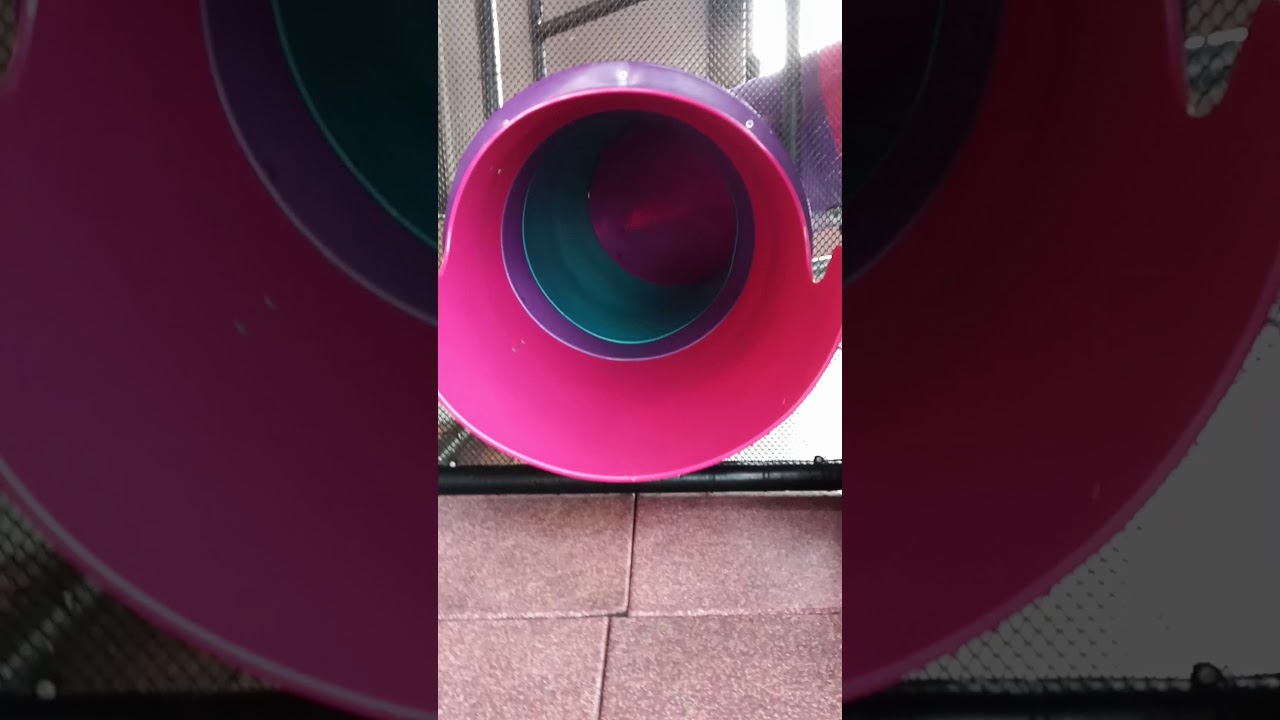 Burger King Play Place Slide - YouTube
