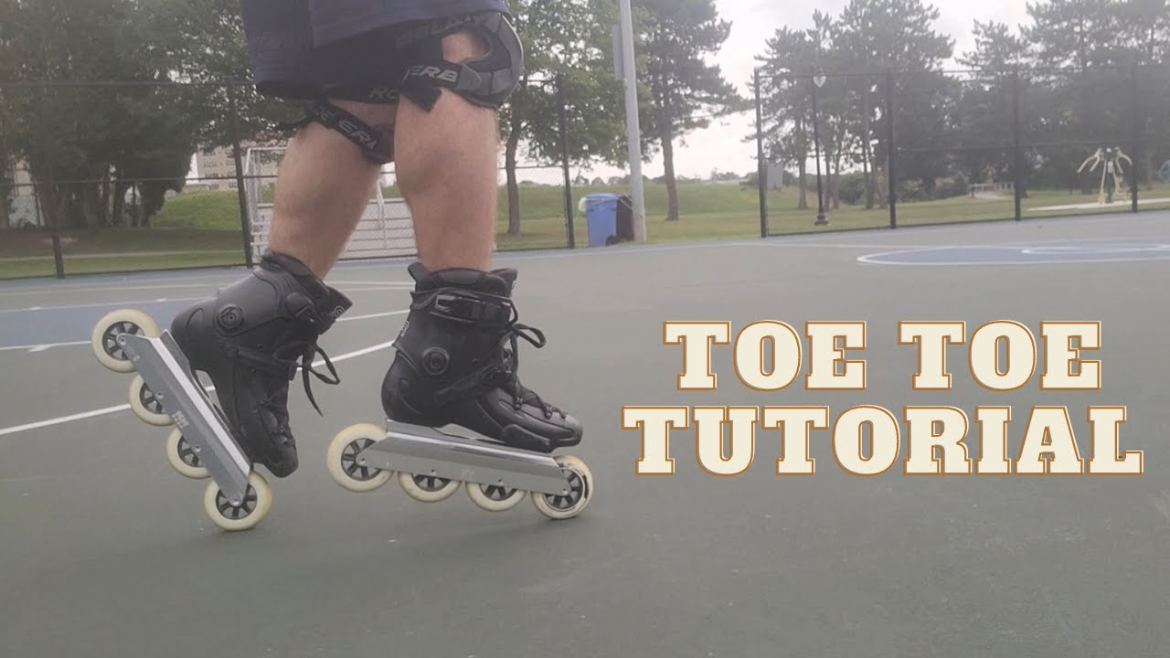 Manual Toe Toe on Rollerblades Tutorial (No Music) #inlineskate # ...