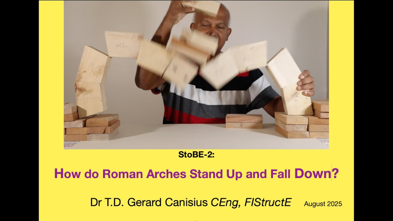 StoBE-2: How do Roman Arches Stand Up and Fall Down - YouTube