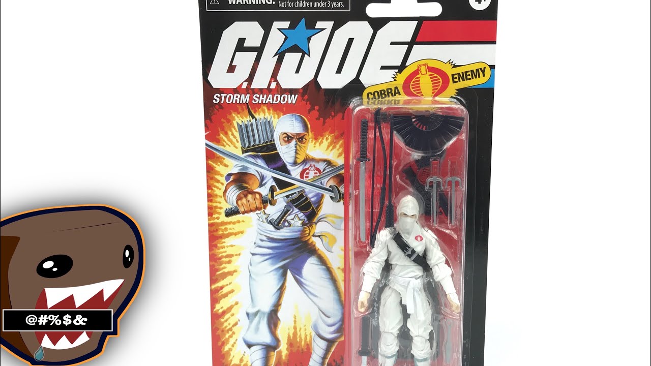 Hasbro G.I. Joe Retro Line Figures Wave 1: Storm Shadow - YouTube