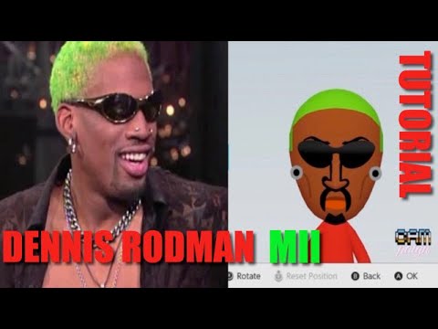 The Dennis Rodman Mii Tutorial on the Nintendo Switch - YouTube