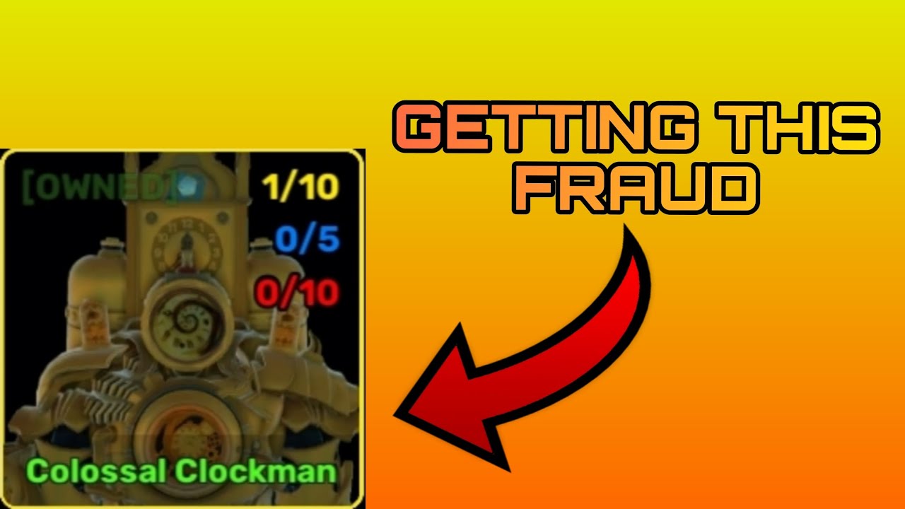 GETTING TITAN CLOCK MAN IN ROBLOX SKIBI DEFENSE - YouTube