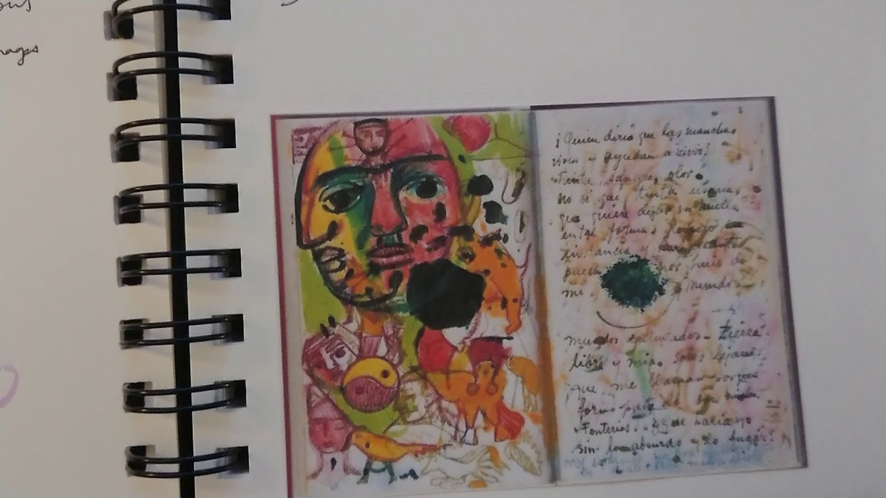 Artist's sketchbook 7: Frida Kahlo - YouTube