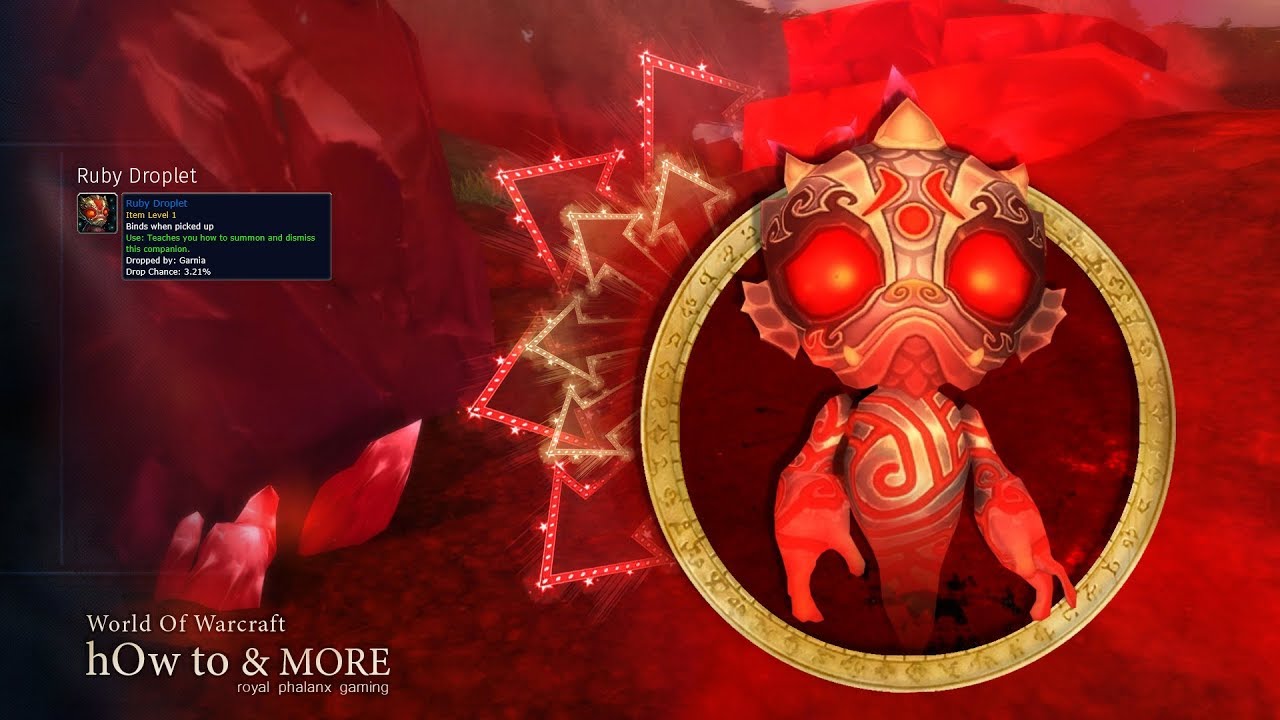 Ruby Droplet PET from Garnia in Timeless Isle, Pandaria - YouTube