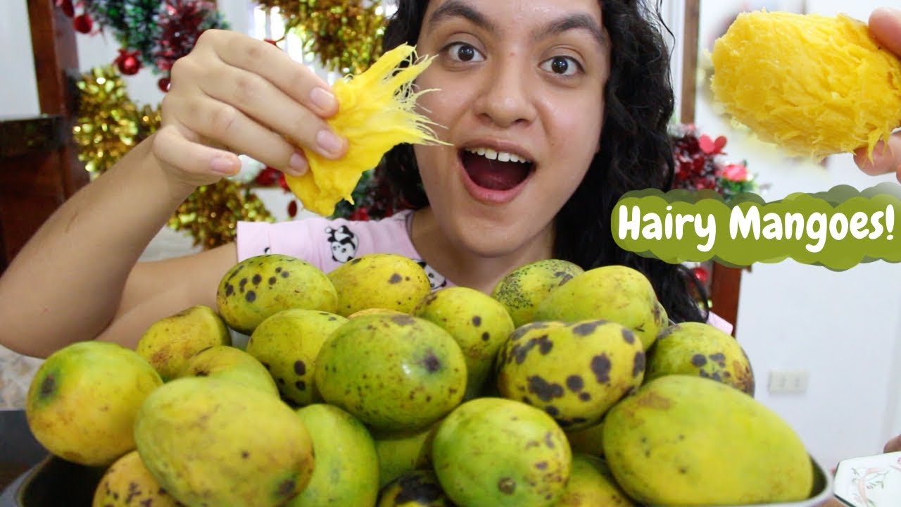 Eating The Juiciest Tiny Filipino Mangoes MUKBANG - YouTube