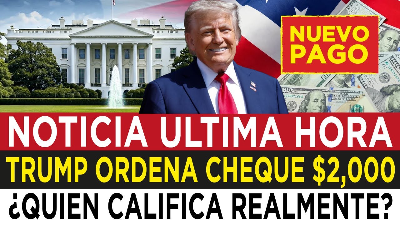 ¿QUIENES RECIBIRÁN el CHEQUE de ESTÍMULO de Trump de $2,000 - YouTube