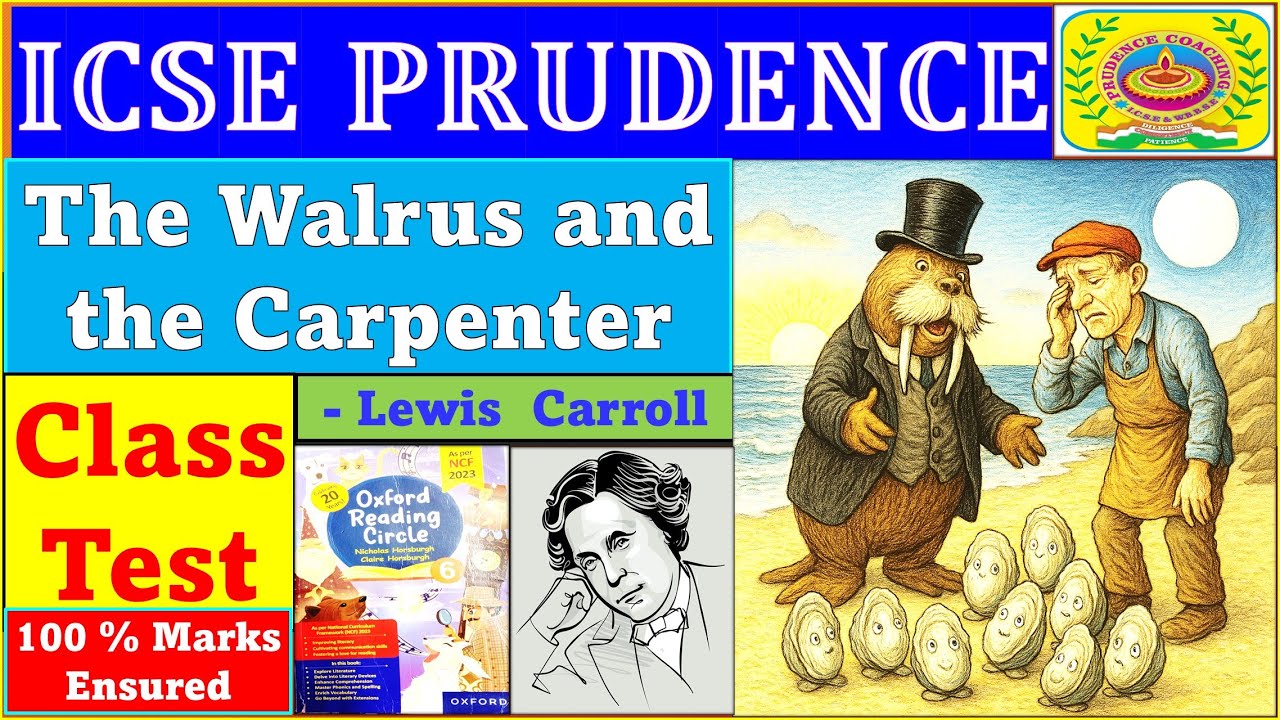 The Walrus and the Carpenter class test | Oxford Reading Circle | Class ...