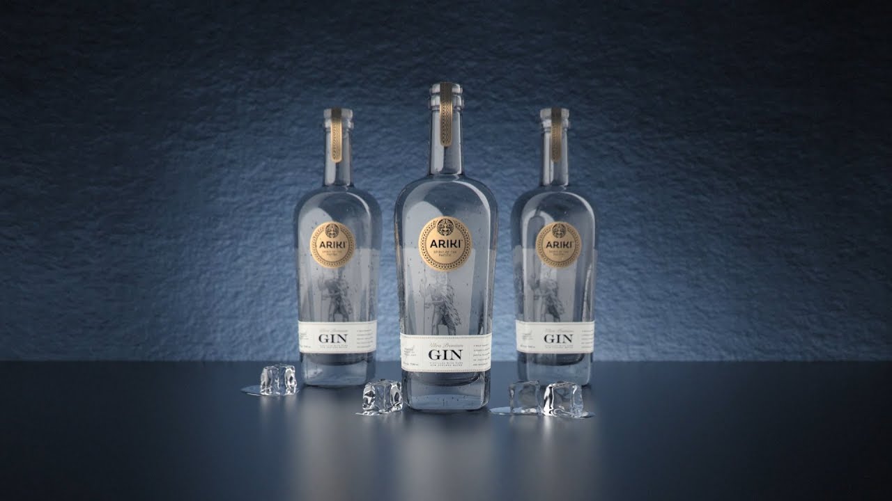 Ariki Gin Drink 3D Product Animation - YouTube