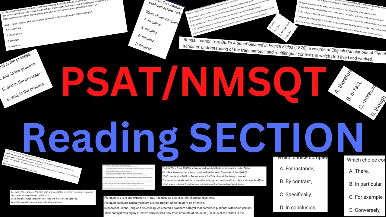 Digital PSAT - Reading (Full Crash Course - 100+ questions) - YouTube