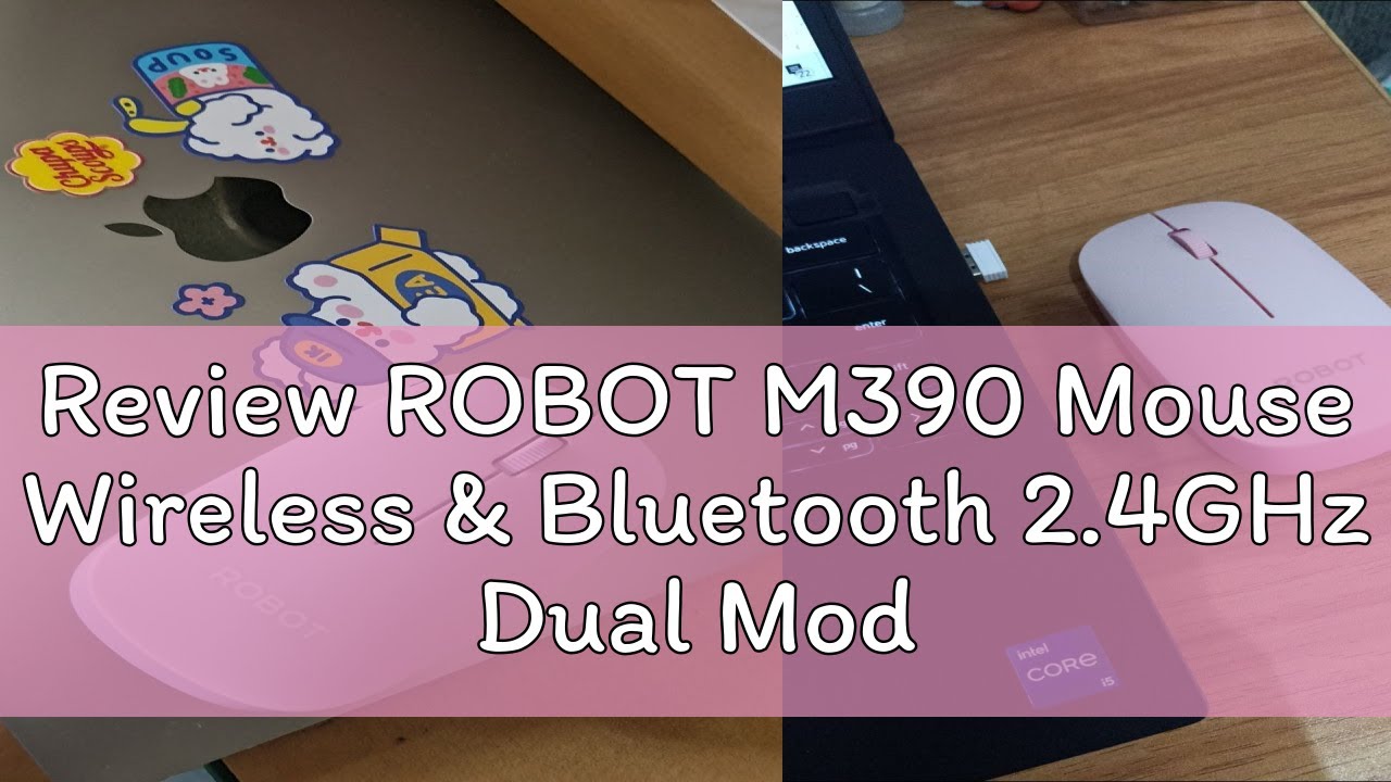 Review ROBOT M390 Mouse Wireless & Bluetooth 2.4GHz Dual Mode ...